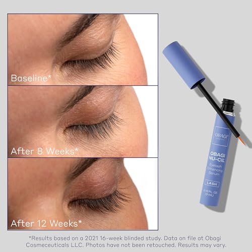 Obagi Nu-Cil Eyelash Enhancing Serum β Nourishing Lash Serum with Biotin for Thicker & More Defined-Looking Lashes β 0.1 oz