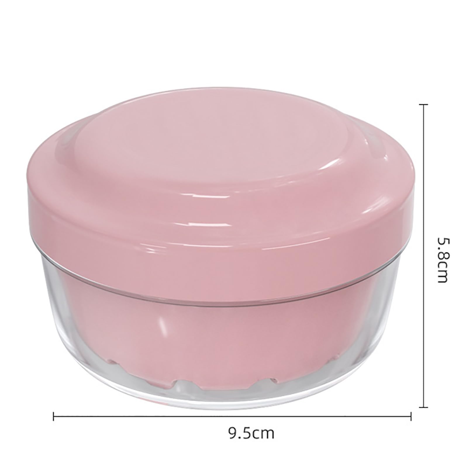 Libcflcc Denture Cup, Denture Case, Leak-Proof Denture Case, Convenient Storage Travel Solution Portable Eco-Friendly Denture Storage Box Pink