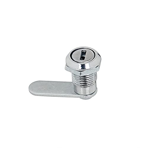 Keyed Storage Lock, Cylinder Cam Lock, Cam Lock 1PCS Cam Cylinder Locks Door Cabinet Mailbox Drawer Cupboard Locker Security Furniture Locks with Plastic Keys Hardware