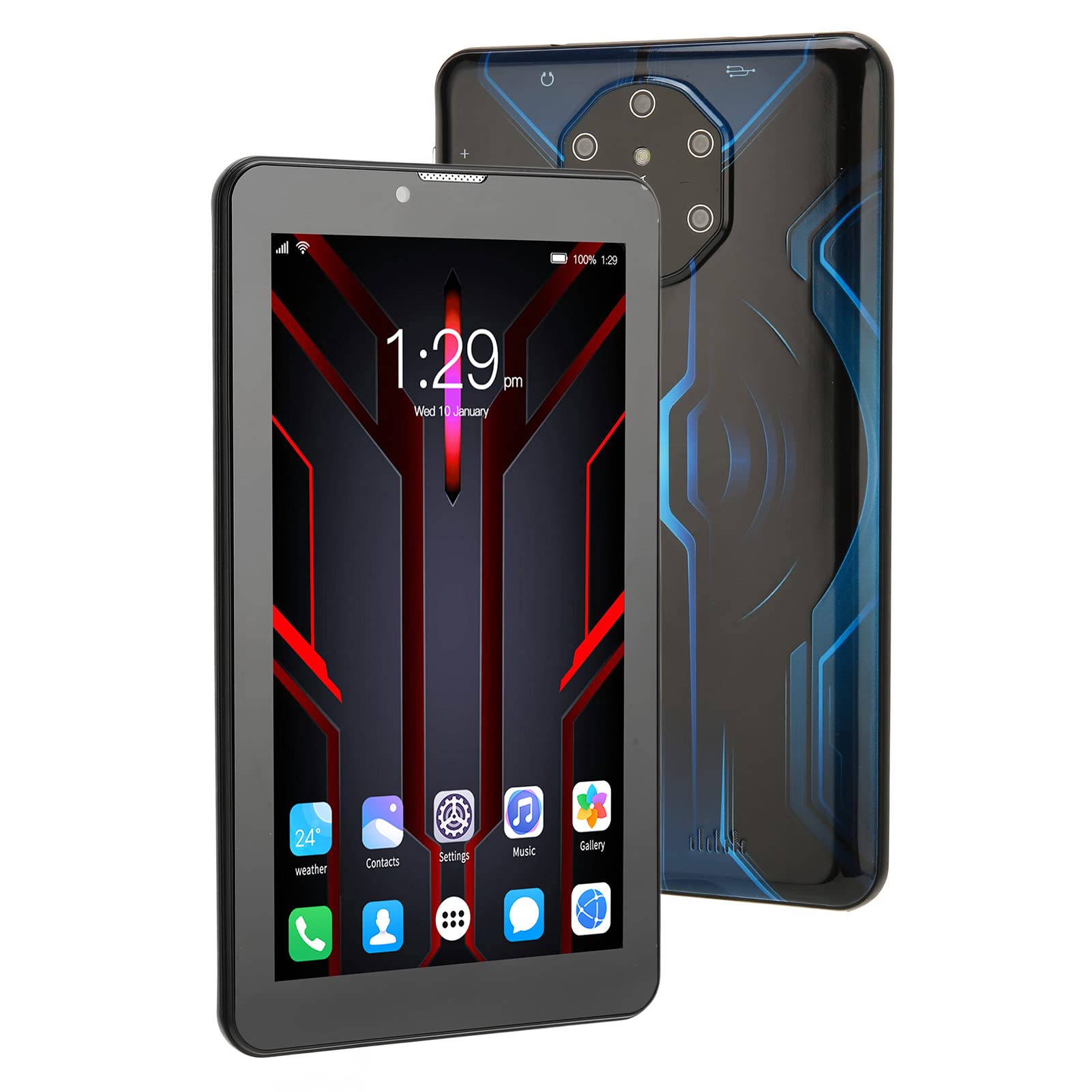 Tablet PC, for 10 Blue Dual Camera Kids Tablet 4GB 32GB 6000mAh Battery MT6592 8 Cores CPU for Painting US Plug