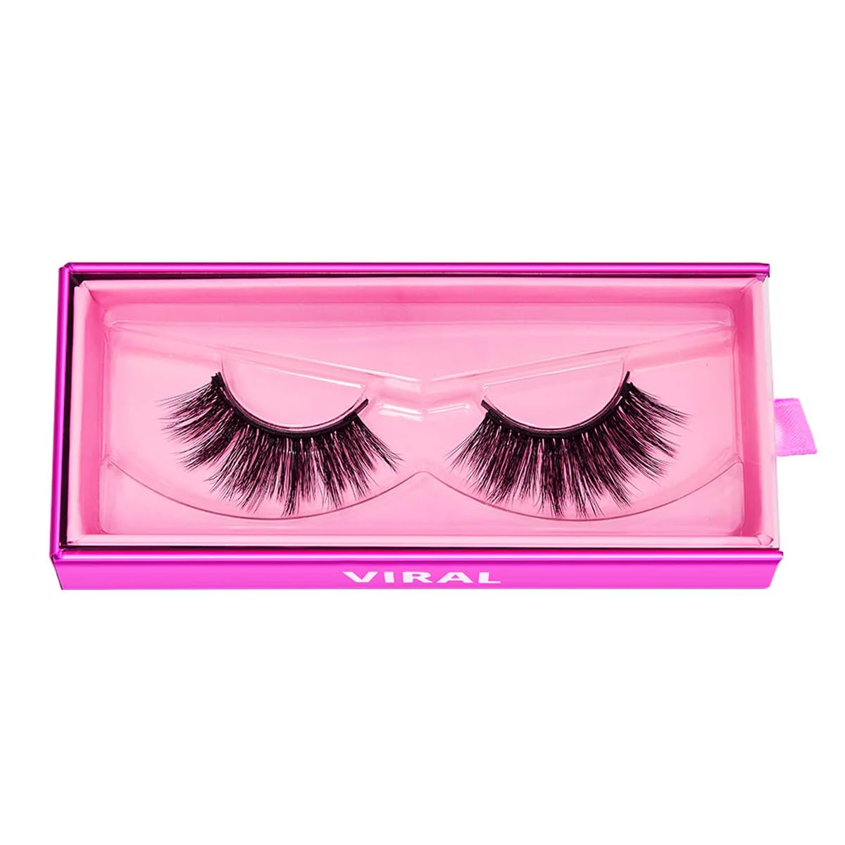 Magnetic Eyelashes â Viral | Artificial Magnetic Lashes, Made with Synthetic Faux Mink Fiber, Comfortable and Natural Lash Extention Look, Reusable Up To 60 Times, Long Wispy 15mm, 1 Pair