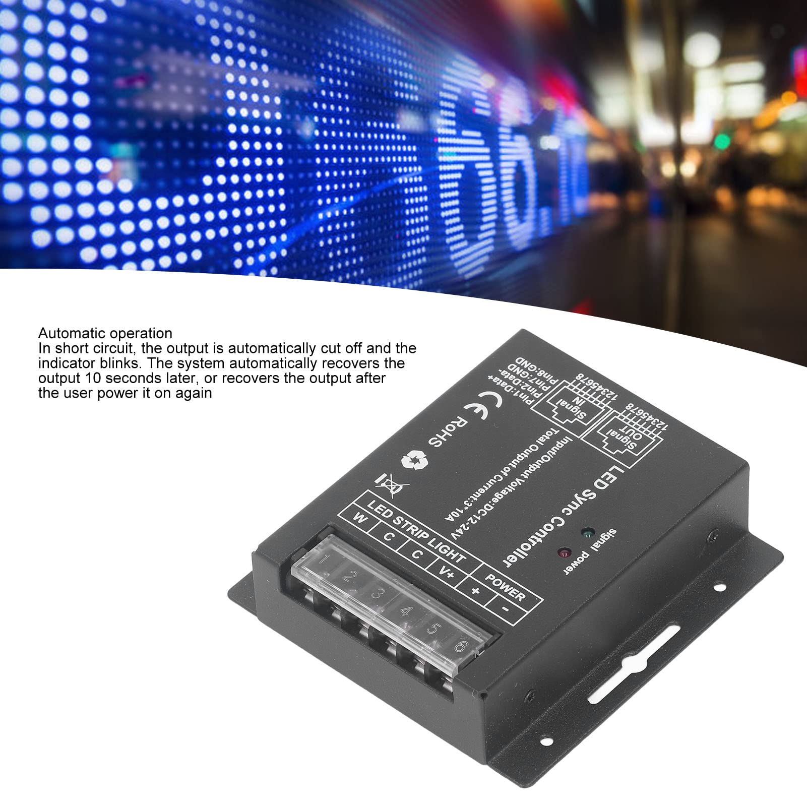 Naroote LED Dimmer Controller, RF Remote LED Dimming Controller Sensitive Response for Wall Lamp