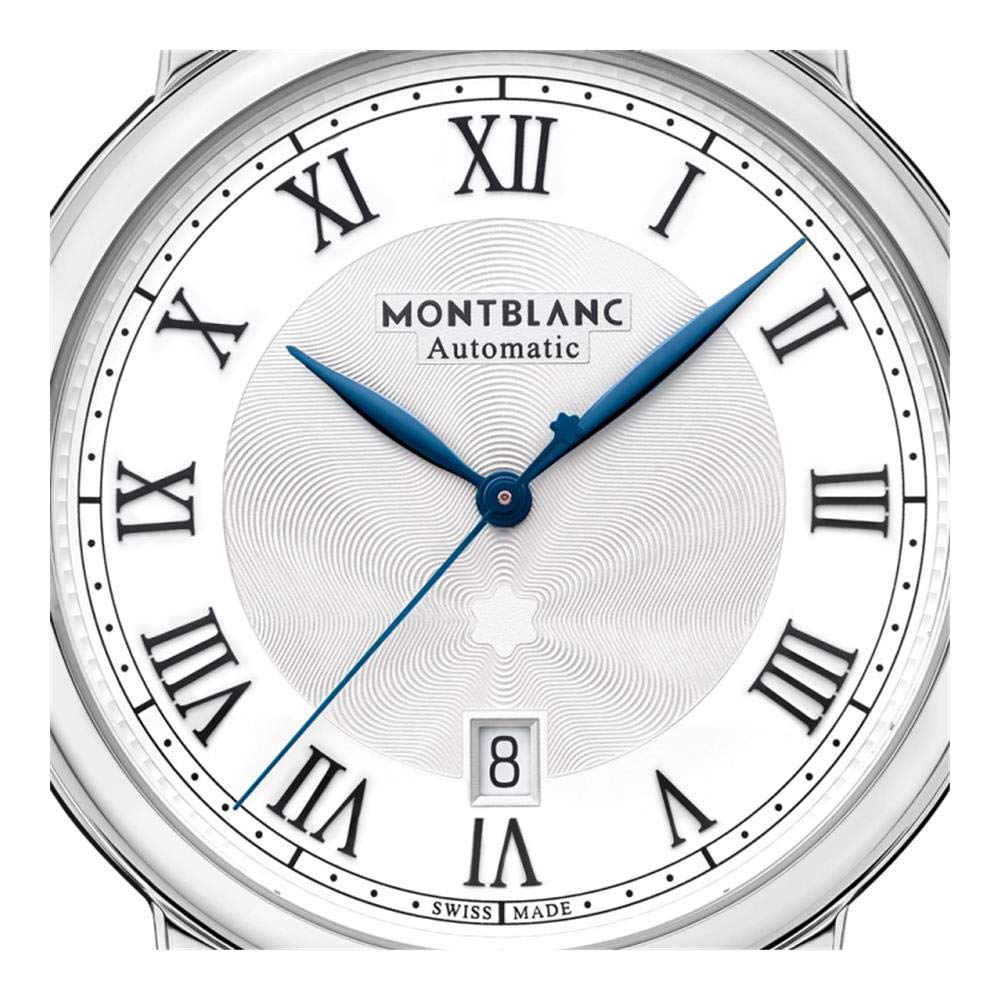 Montblanc Men's Star Legacy 42mm Blue Alligator Leather Band Steel Case Automatic Analog Watch 119956