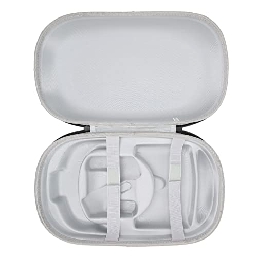 VR Headset Case, EVA Inner VR Gaming Headset Hard Carring Case Crush Resistance Protective Stylish for Controller Accessories for Travel