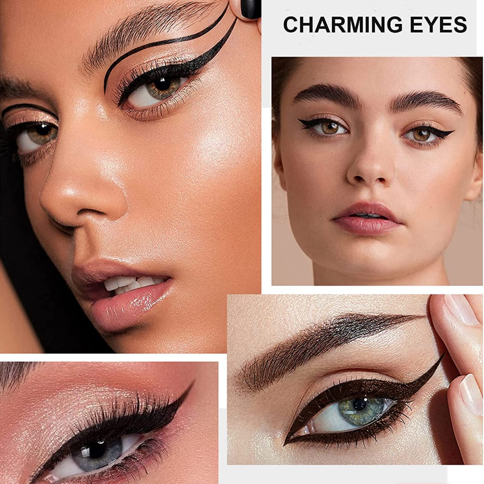Liquid Eyeliner,Black Eyeliner, Waterproof Eyeliner Pencil Smudge Proof, Quick Dry Eye Liner Pencils Precise Thin Eyeliner Liquid Liner Pen, Easy to Control Long Lasting Matte Liquid Eyeliner Makeup Cosmetics for Women Girls Men, All Beginners , 5ML/0.16F