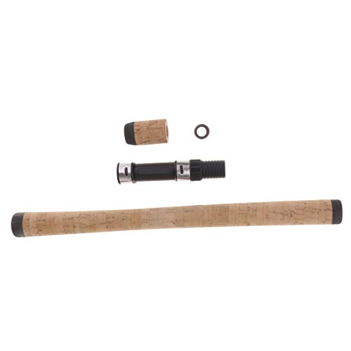 LoveinDIY 1Set DIY Cork Fishing Rod Handle Reel Seat Repair Composite Rod Grip