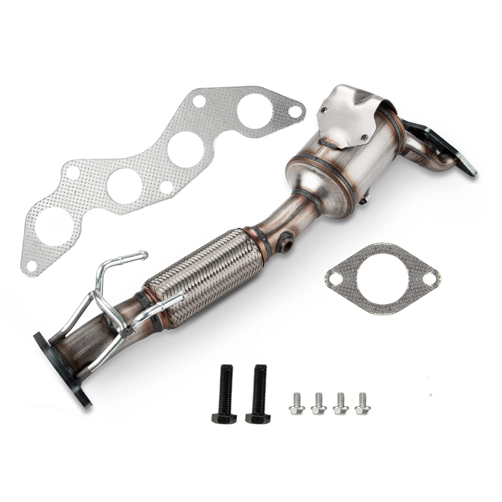 KAX Stainless Steel Catalytic Converter for 2012 Focus 2.0L, 2013-2016 Focus S/SE 2.0L, 2017 Focus S/SE/SEL 2.0L,2018 Focus 2.0L, Catalytic Converters 674137, 16647, 51153(EPA Compliant)