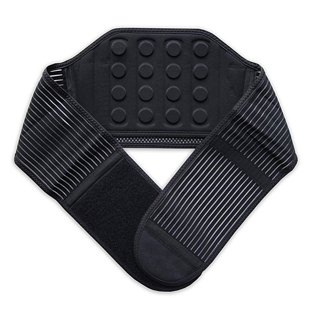 TANGIST 17 Magnets Lumbar Brace Belt - Magnetic Lower Back Support Pain Relief Back Spasms, Sciatica, Slipped Disc, Hernia, For Men And Women (Size : L/Large)