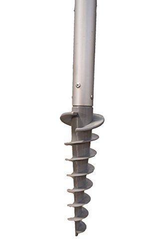Impact Canopy 8' Beach Umbrella, UV Protected, Vented, Tilt Pole, Sand Anchor, Carry Bag, Rainbow