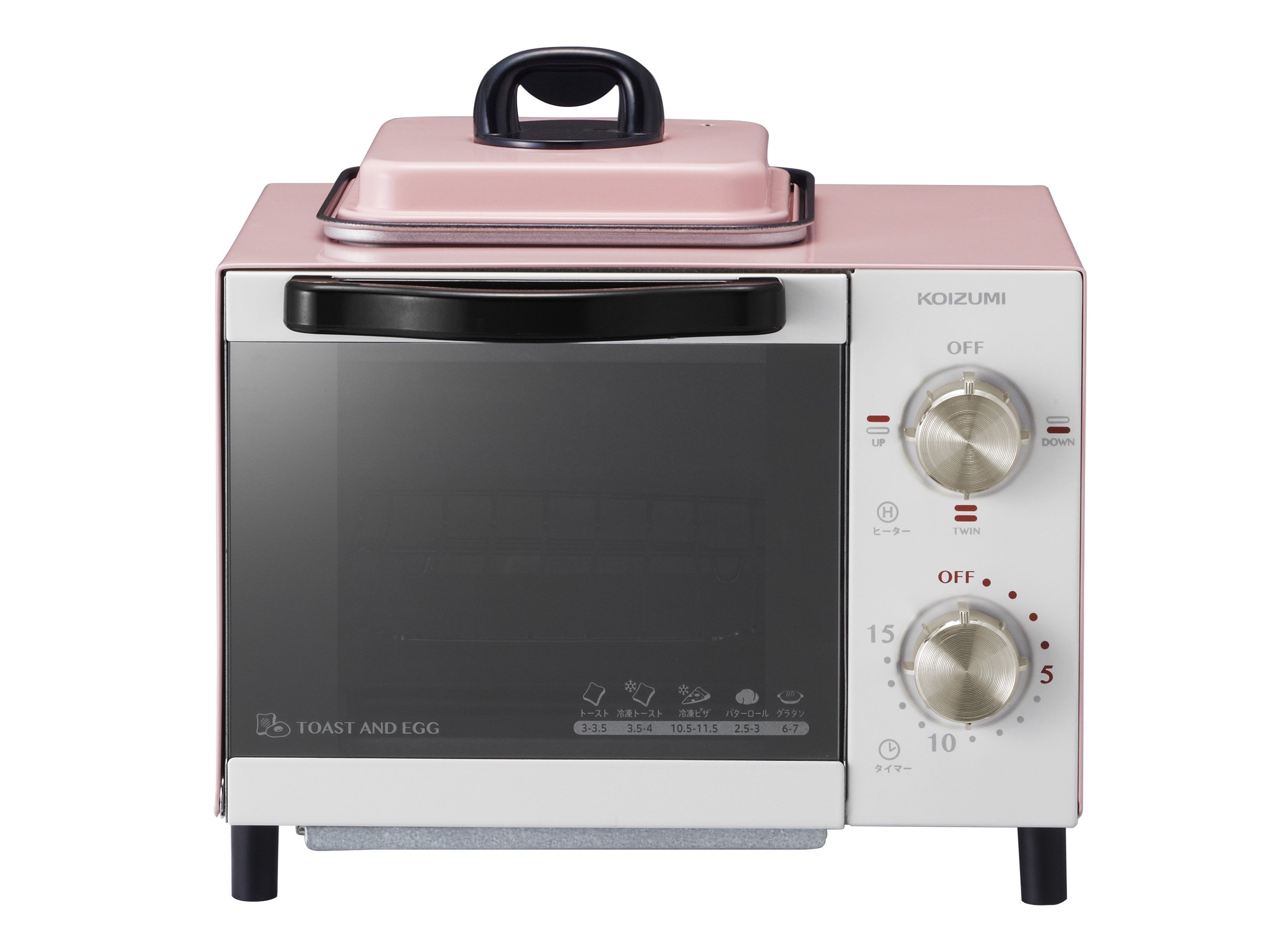 KOIZUMI Toaster oven With fried eggs function KOS-0703 (Pink)