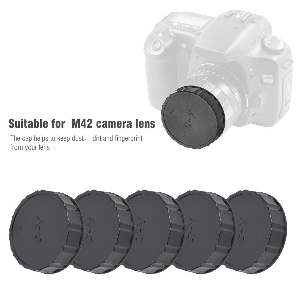 Lens 5pcs Plastic Back Cover Lens, Rear Protective Cover Suitable for Contax for Yasica C Y Mount SLR Camera Lens