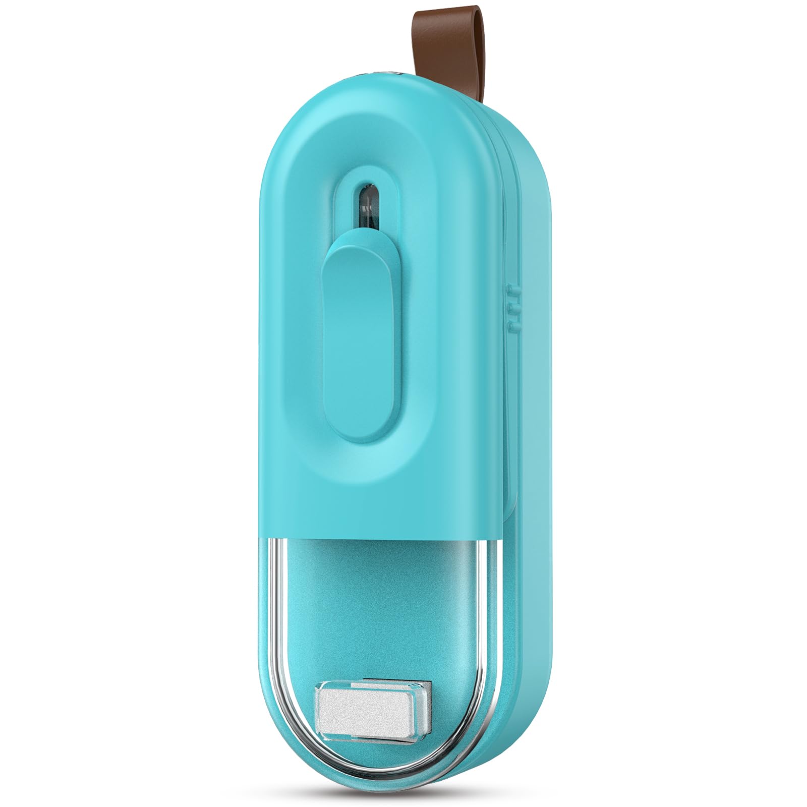 Mini Bag Sealer, Handheld Heat Vacuum Sealer, 2 in 1 Heat Sealer with Cutter and Lanyard for Chips Plastic Bags Food Storage and Snacks Keep Fresh Portable Re-sealer.