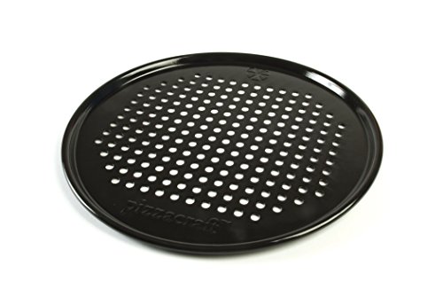 Pizzacraft Round Nonstick Perforated Pizza Pan Crisper/Screen, 12.9in PC0301