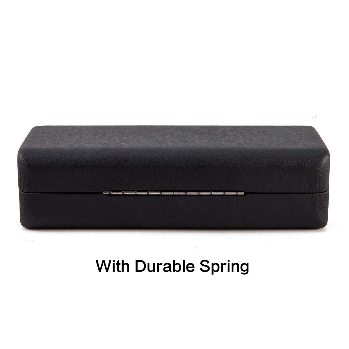 TRIUMPH VISION Matte Black Sunglasses Case for women - Hard Shell Glasses Case with Cleaning Cloth