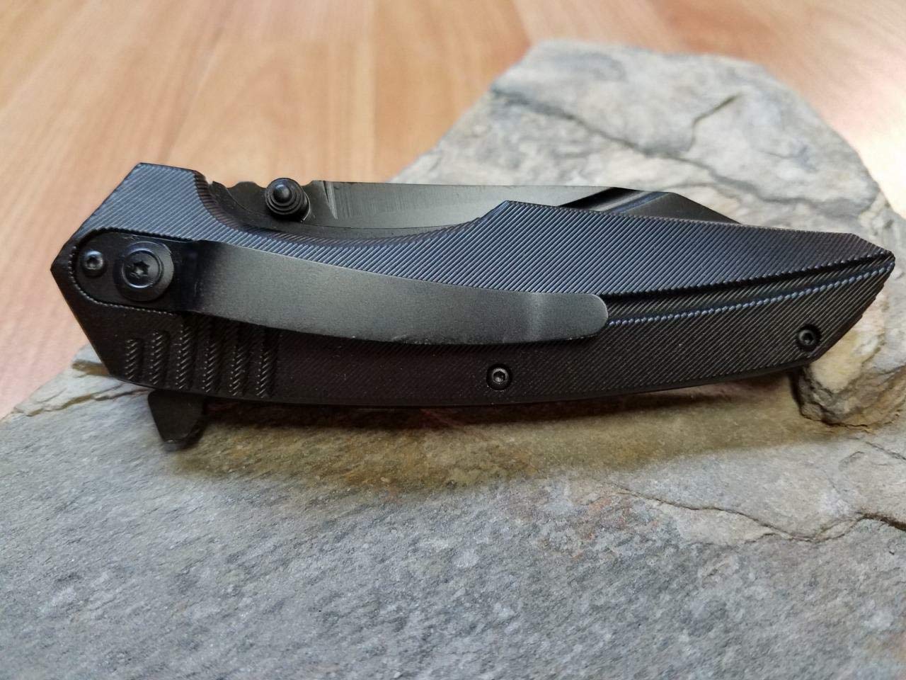 Mtech Xtreme 8" Stainless Steel Open Folding Pocket Knife Black Serrated Edc A813bs Outdoor Survival Hunting Knife for Camping by Survival Steel