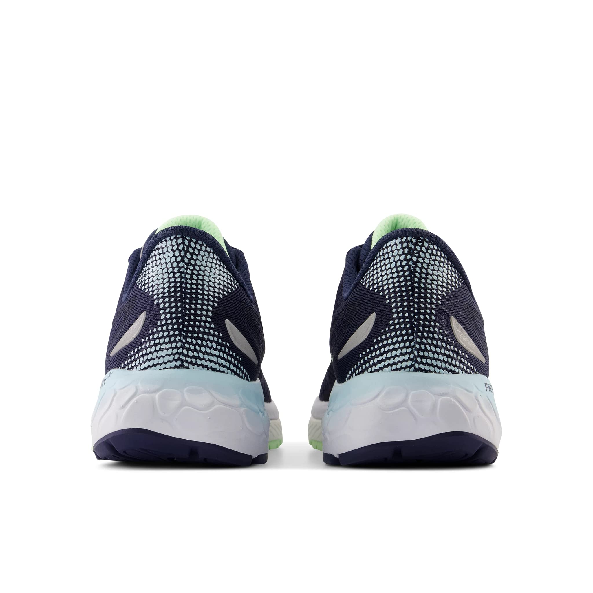 New Balance Women's W880N13 Running Shoe, Nb Navy/Bleach Blue/Green Aura, 10.5
