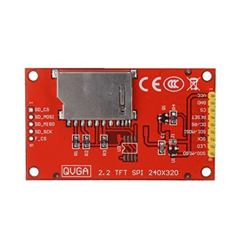 UNNIC 2.2'' TFT LCD Display Module Board 240x320 for ILI9341 51 AVR STM32 ARM PIC Red