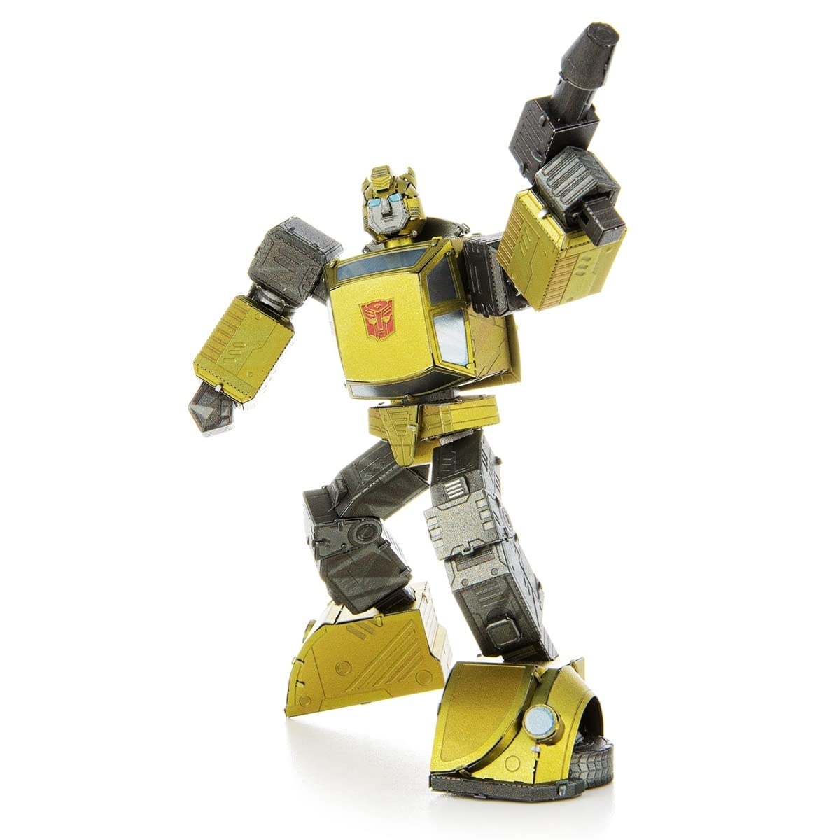 Metal Earth Fascinations 3D Metal Model Kits Transformers Color Set of 5 - Bumblebee - Megatron - Optimus Prime - Soundwave - Starscream