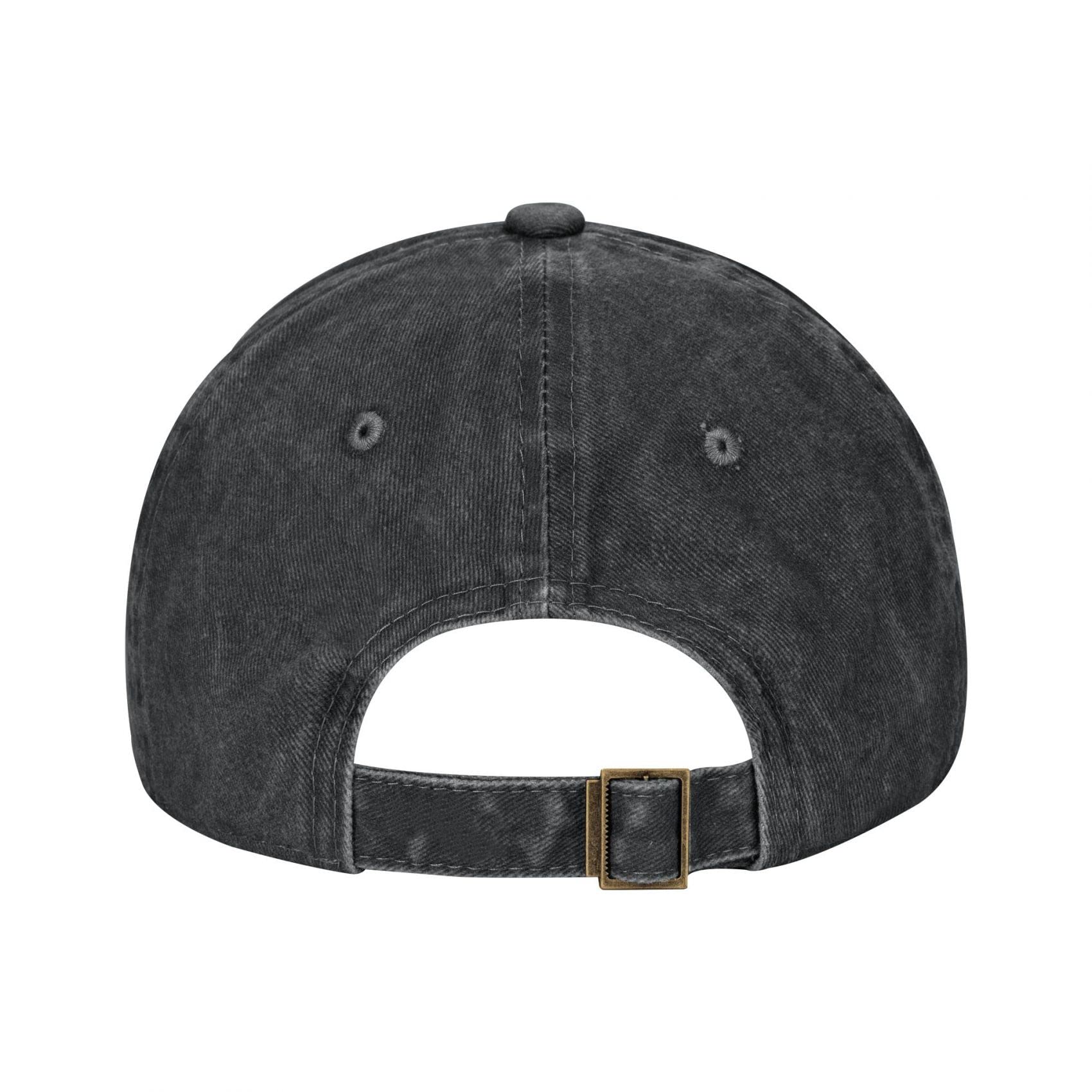 RNFENQS Funny Halloween Boo Baseball Cap Embroidered Ghost Dad Hat for Men Women Black