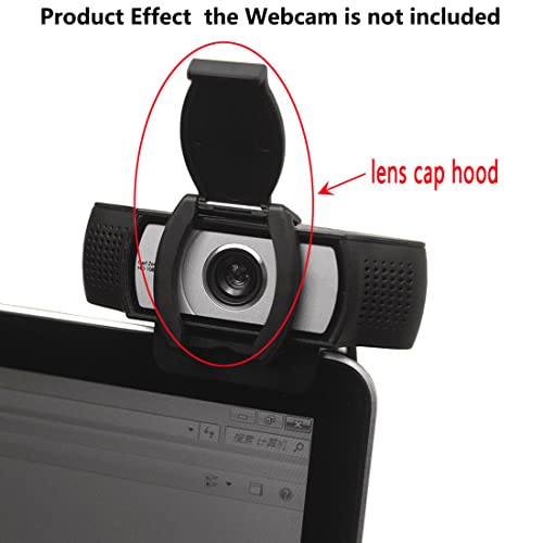 Webcam Privacy Shutter Protects Lens Cap Hood Cover Protecting Privacy and Security Compatible for Logitech HD Pro Webcam C920 / C930e / C922 / C922x Pro