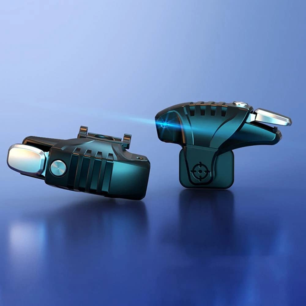 Mobile Game Controller Handle with Fast Turbo Silent Radiator FPS Mobile Gamepad, Compatible with iPhone /Androdi System, Compatible with PUBGM and CODM