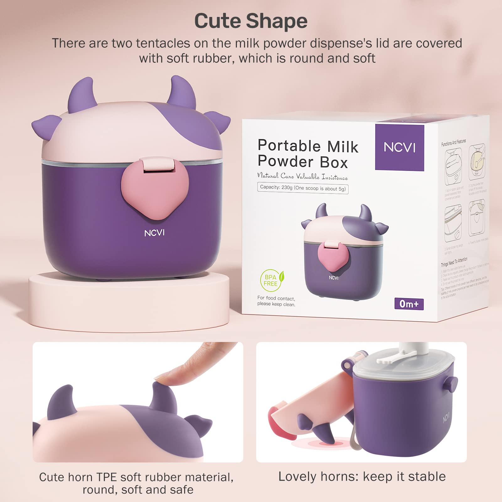 NCVI Breastmilk Cooler Bag and Baby Formula Dispenser