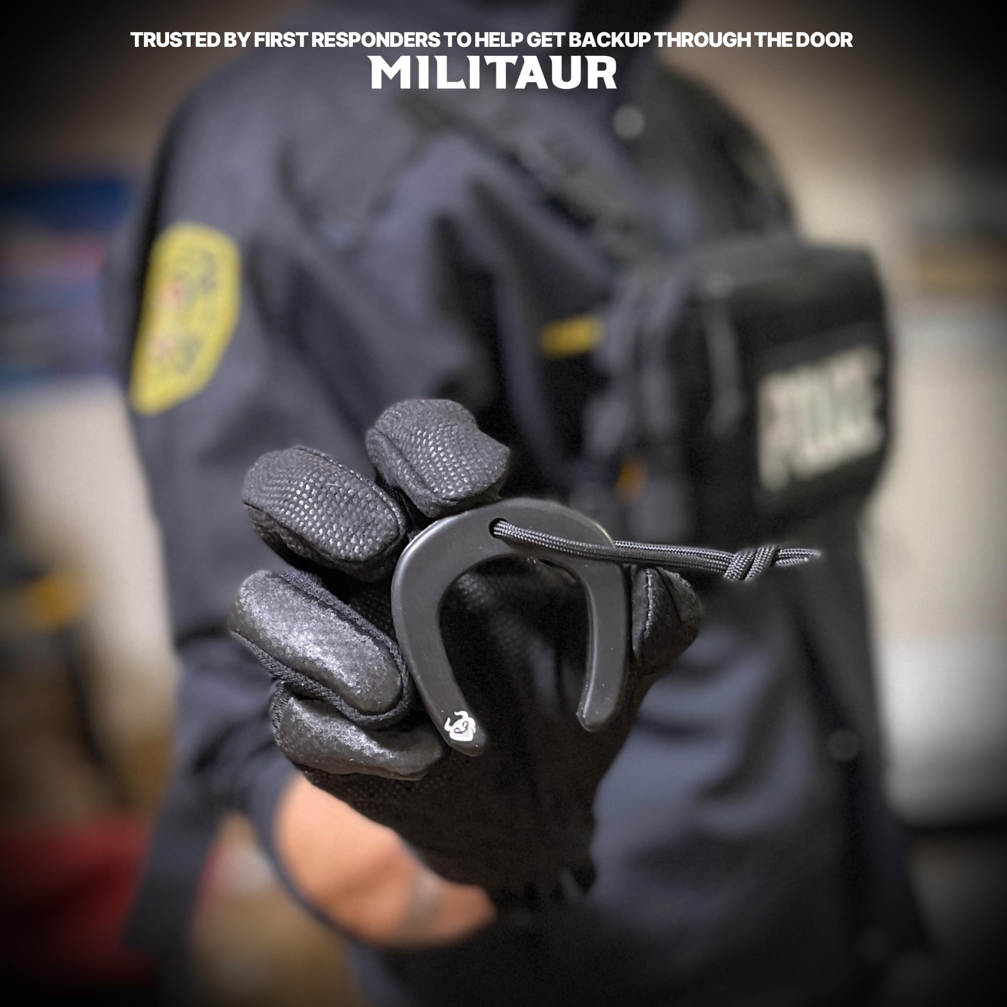 Militaur First Responder Door Stop. Stops Doors from Closing. Orange is Glow in The Dark. Police & EMS Door Jam. Firefighter Tools Door Wedge. Door Pinch Guard. Molle & PALS Compatible. (Pack of 2)