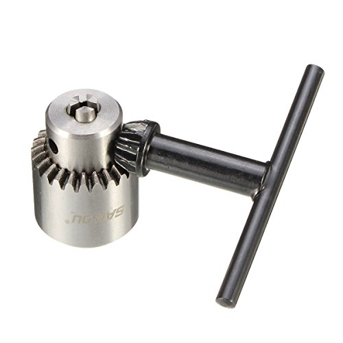 Yakamoz 0.3mm - 4mm Micro Aluminum Portable Handheld Drill DIY PCB Mini Electric Hand Drill with 5A Power Supply & 10pcs Micro Drill Bits