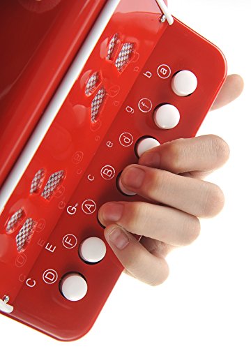 Kids Accordion Musical Instrument For Children, Beginner Friendly, Lightweight Easy to Learn Music, Kids Learning Instrument 10 Keys Control