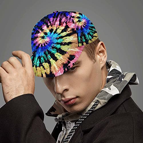 Pehede Tie Dye Baseball Cap Trucker Snapback Hats Vintage Ball Hat Adjustable Sport Caps for Men Women