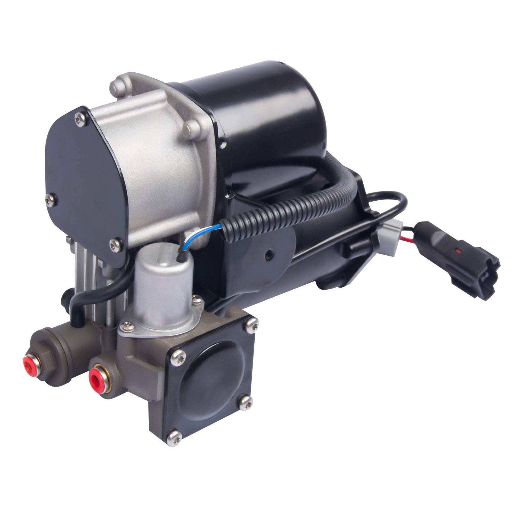 LR023964 Air Suspension Compressor Pump Compatible with Land Rover LR3 LR4 Range Rover Sport for Hitachi 6 Pins LR015303