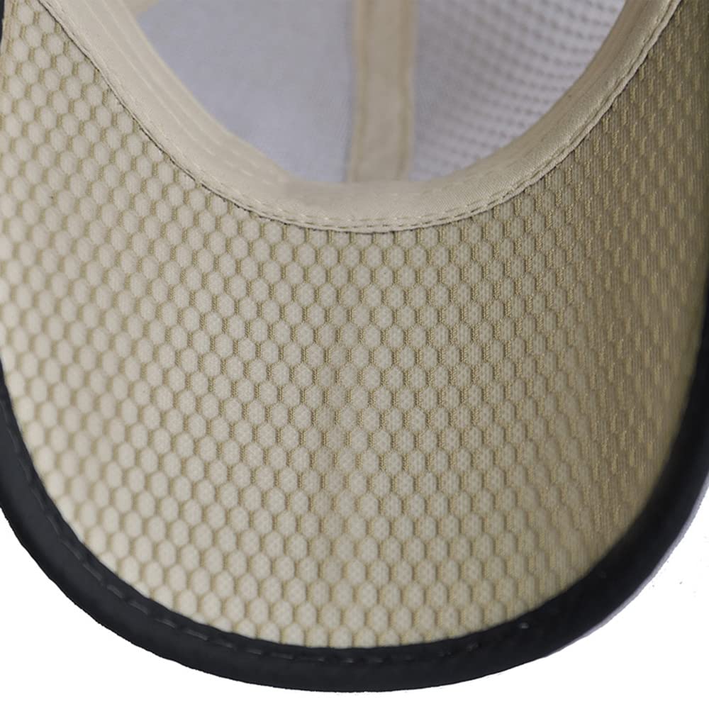 Sun Hat for Men Women Baseball Cap Dad Hat Adjustable Outdoor Sport Cap Breathable Quick Drying (Black + Light Green)