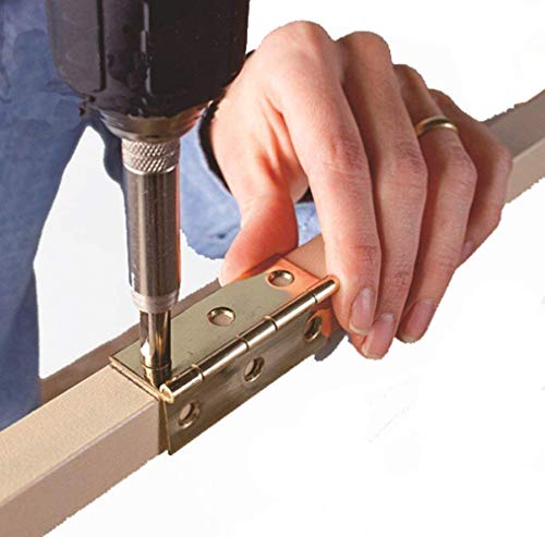 Yakamoz 4PCS HSS Door Self-Centering Hinge Hole Opening Drill Bit Set, 5/64", 7/64", 9/64", 11/64"