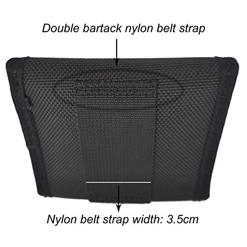TAFTACFR Nylon Glove Pouch Police Firefighter EMS EMT Paramedic Medical Disposable Gloves Holder for 2 and 2.25" Duty Belt