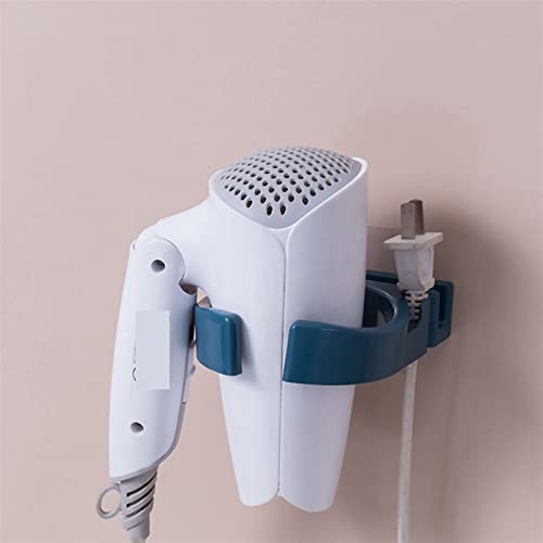 MAJHER Dryer Stand, Dryer Holder Shelf Storage Wall Mounted Hairdryer Rack Organizer ABS Bathroom Fixture Hardware Home Accessories