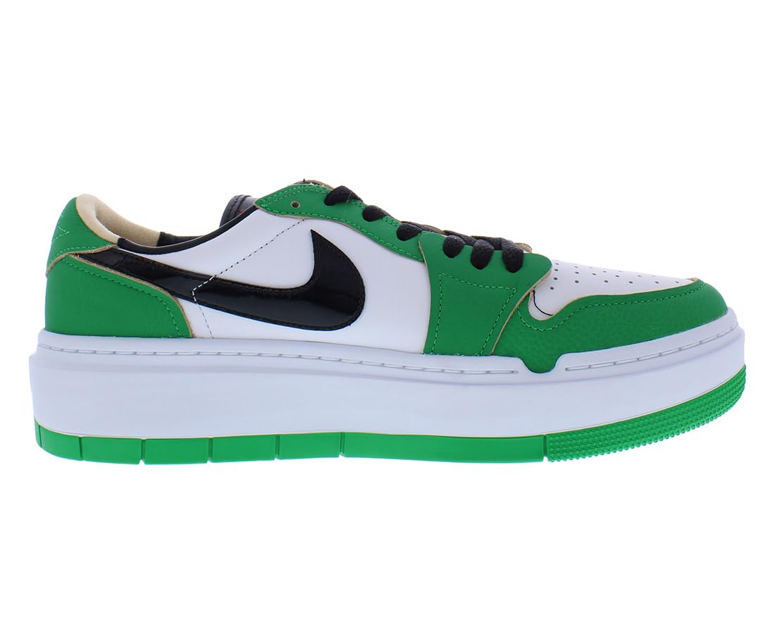 Nike AIR Jordan 1 Elevate Low SE Lucky Green/White/Black DQ8394 301 Women's Size 10