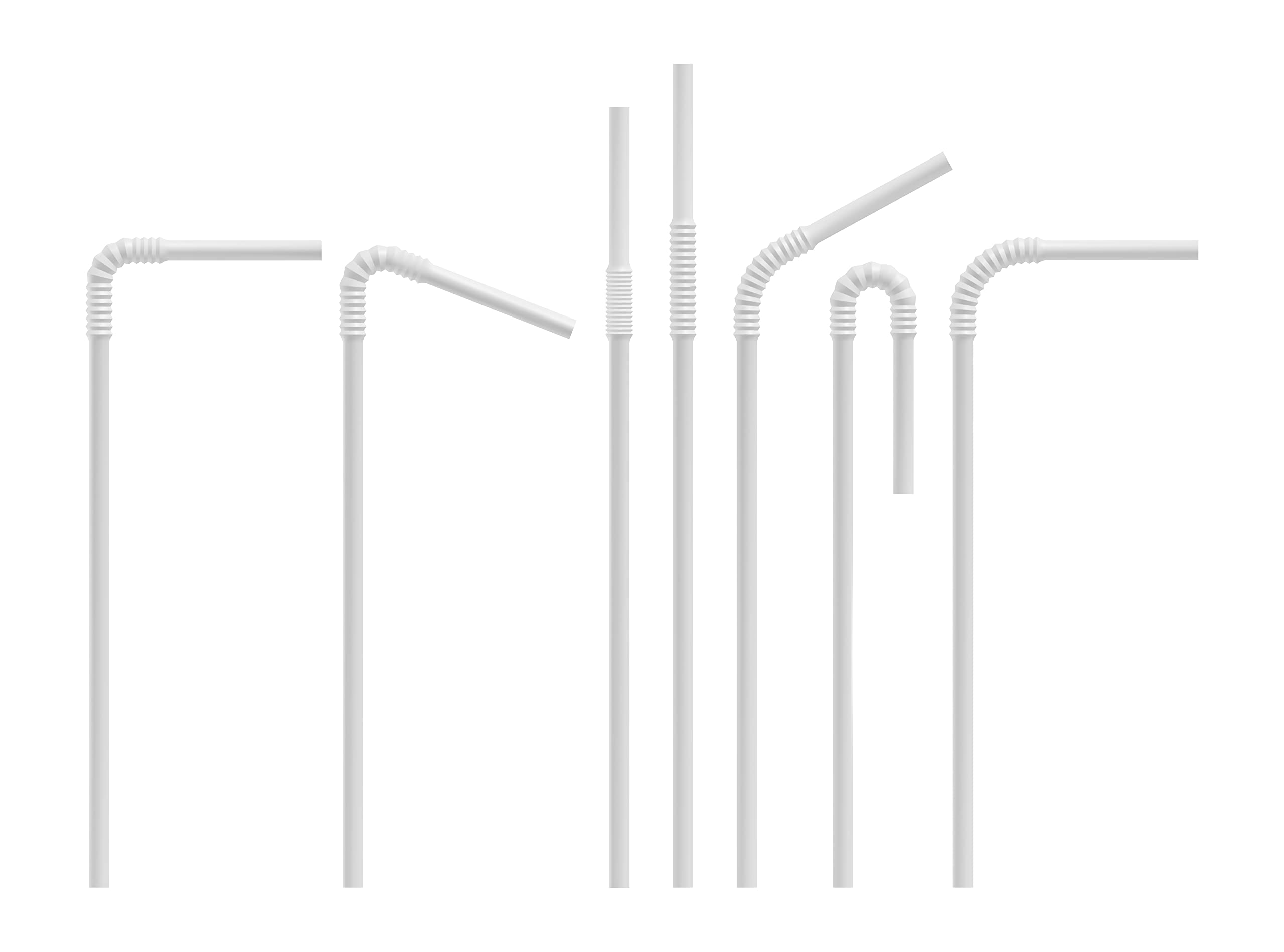 Perfect Stix Flexible Wrapped Jumbo Clear Straws.400 Pack Individually Wrapped. 7.75 Inches in Length Flexible Wrapped Plastic Drinking Straws. 400 CT