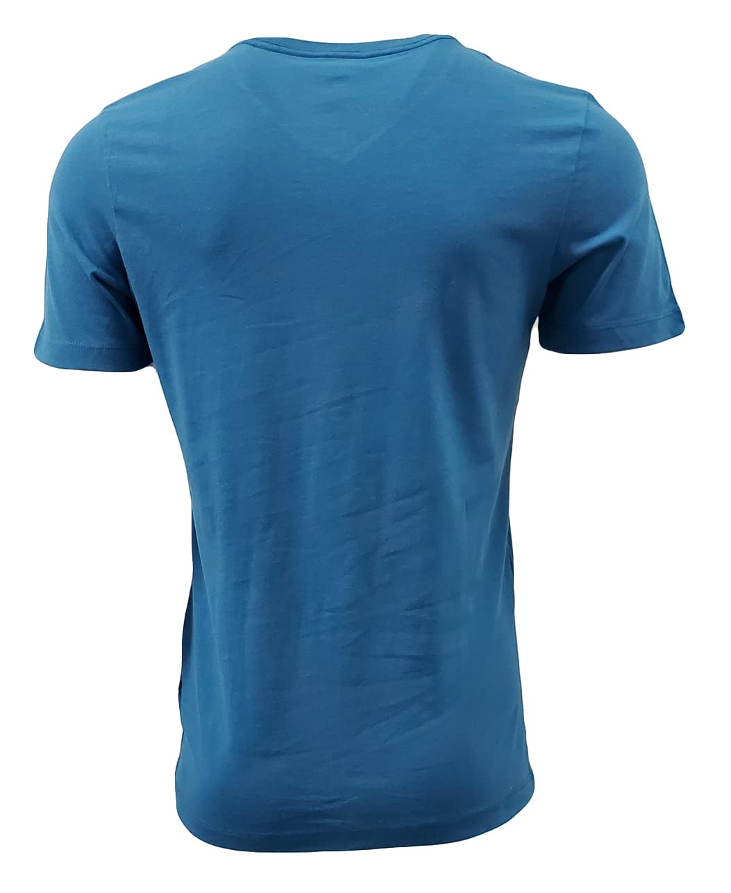 PUMA Men's Regular Essentials+ V Neck Tee (Small, Lake Blue)