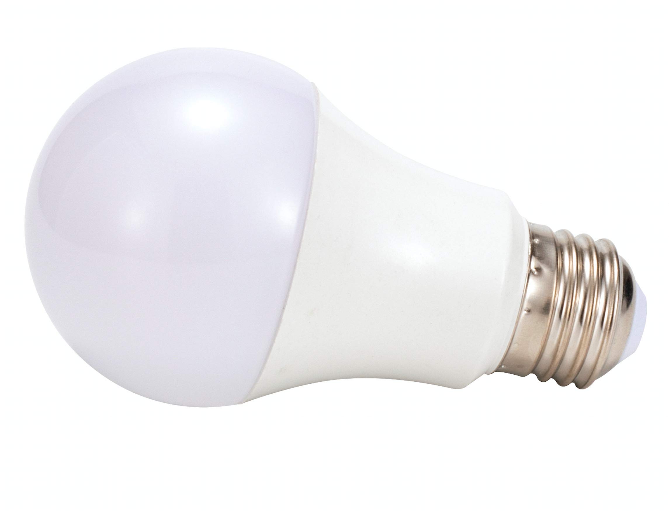 LIT-PaTH LED Lighting Bulb, A19 9.5W (60W Equivalent) 800 Lumen, Non-Dimmable, Aluminum Injected Housing, 24-Pack (5000K-Daylight White)