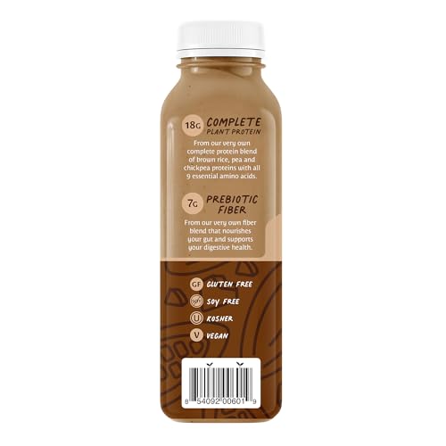 Koia Protein - Ready To Drink Plant Protein Shake (12 Fl Oz) - Cacao Bean - Dairy Free, Gluten Free, Soy Free, Non GMO, Kosher, Vegan, Cocoa