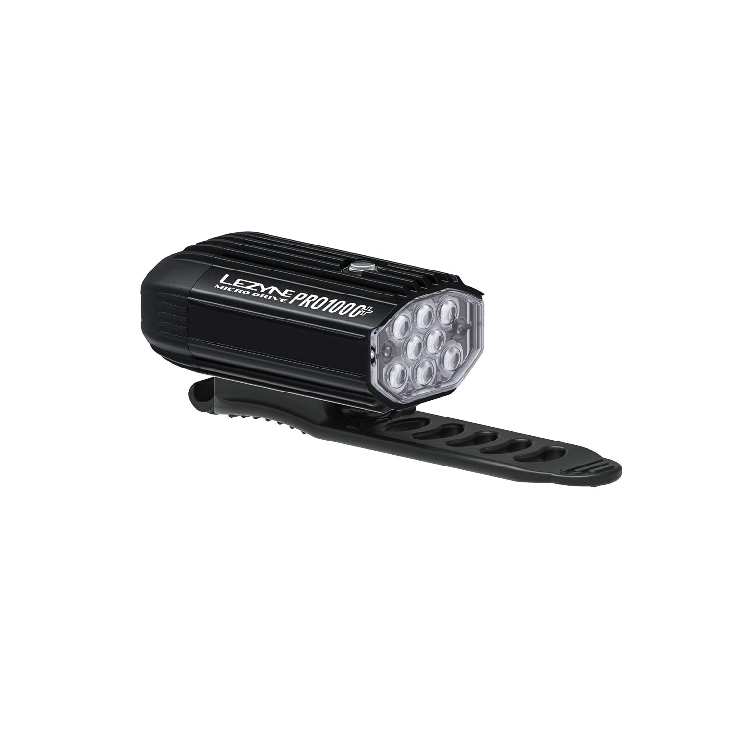 Lezyne Micro Drive Pro 800XL Bicycle Front Light, White LED, 800 Lumens, Road, Mountain, Gravel Bike, USB Rechargeable, Silver