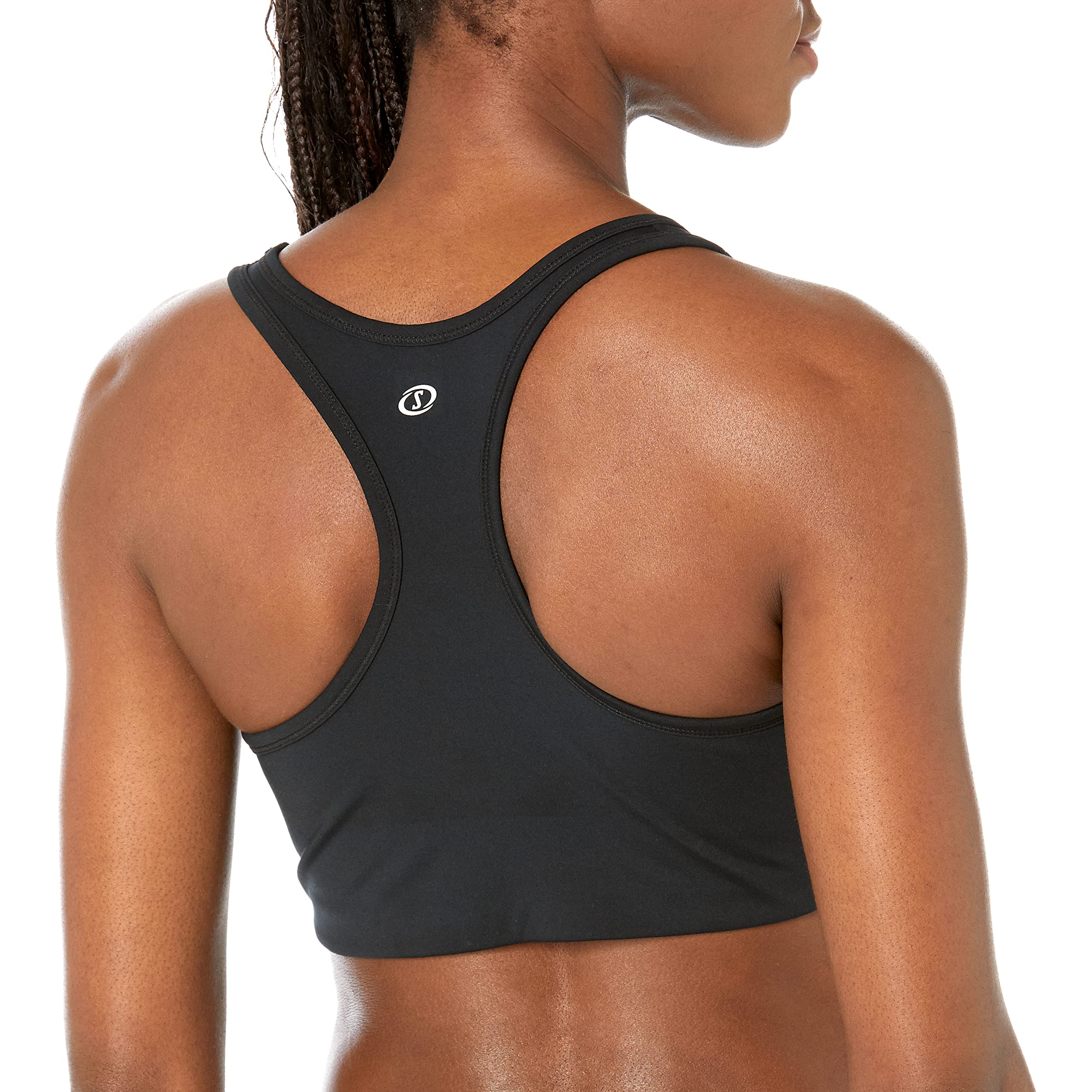 Spalding Women's Racerback Bra, Anthracite, X-Large