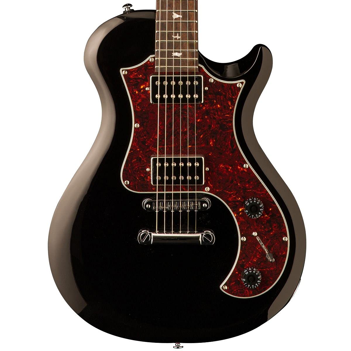 Paul Reed Smith PRS SE Starla Stoptail Electric Guitar Black with Tortoise Pickguard wGig Bag