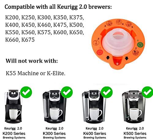 Needle Cleaning Tool for Compatible with Ke-urigg 2.0 brewers/coffeemakers Needle Cleaning Tool To Prevent Clogging Removes Coffee Grounds (2 Pack)