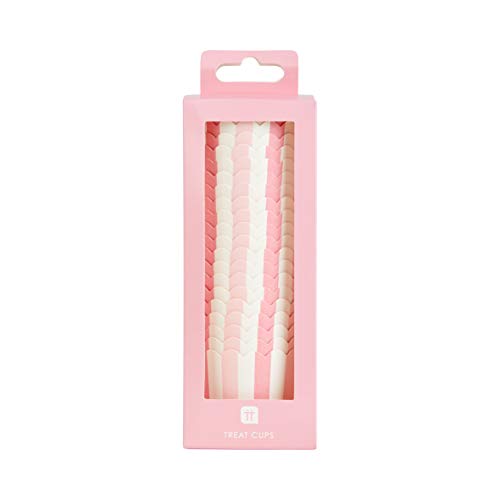 Talking Tables Kids Party Pink Treat Tubs Cups, Pack of 20, Height 15cm, 6",