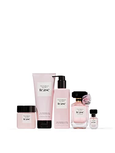 Victoria's Secret Tease Eau de Parfum 5 Piece Gift Set: 3.4 oz. Eau de Parfum, Mini Eau de Parfum, Body Wash, Body Lotion, & Whipped Body Butter