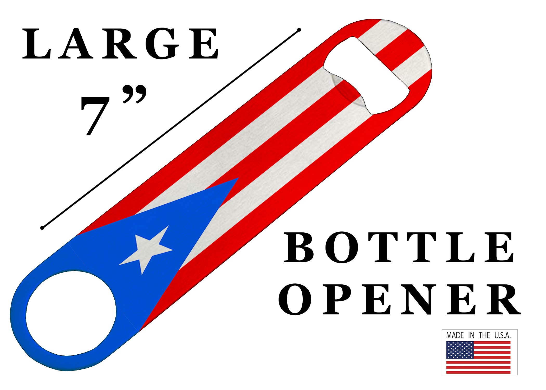 Puerto Rico Flag Speed Bottle Opener Heavy Duty Gift PR