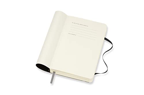 Moleskine Classic 12 Month 2022 Daily Planner, Soft Cover, Pocket (3.5" x 5.5"), Black