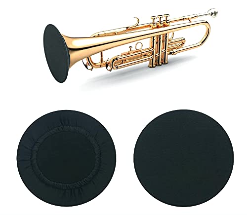 Music Instrument Bell Cover 8'',Washable and Reusable,Double-Layer Bell Cover for Standard Trombone Alto Horn Baritone Saxophone