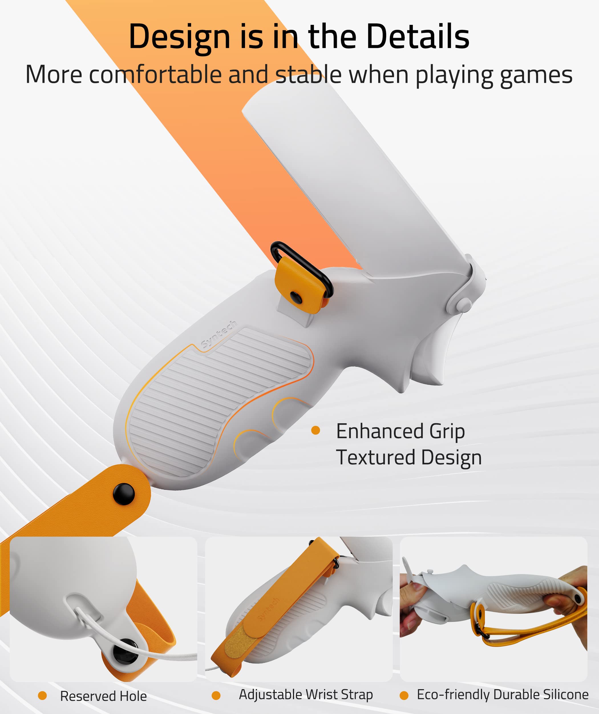 Syntech Charging Link Cable 16FT with Touch Controller Grips Cover Compatible with Oculus Quest 2